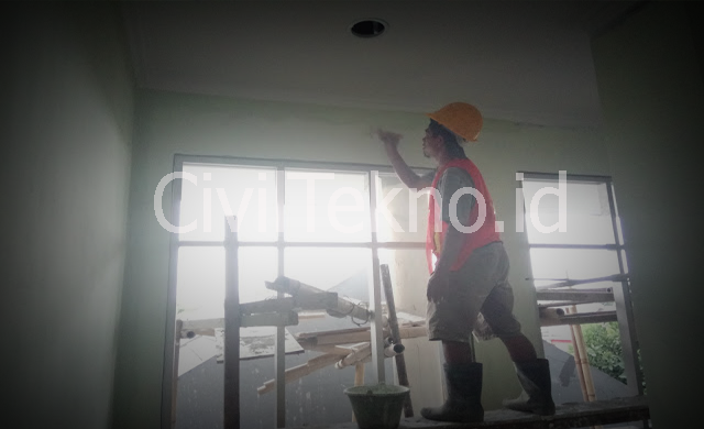 Metode Pelaksanaan Pekerjaan Pengecatan Dinding | civiltekno
