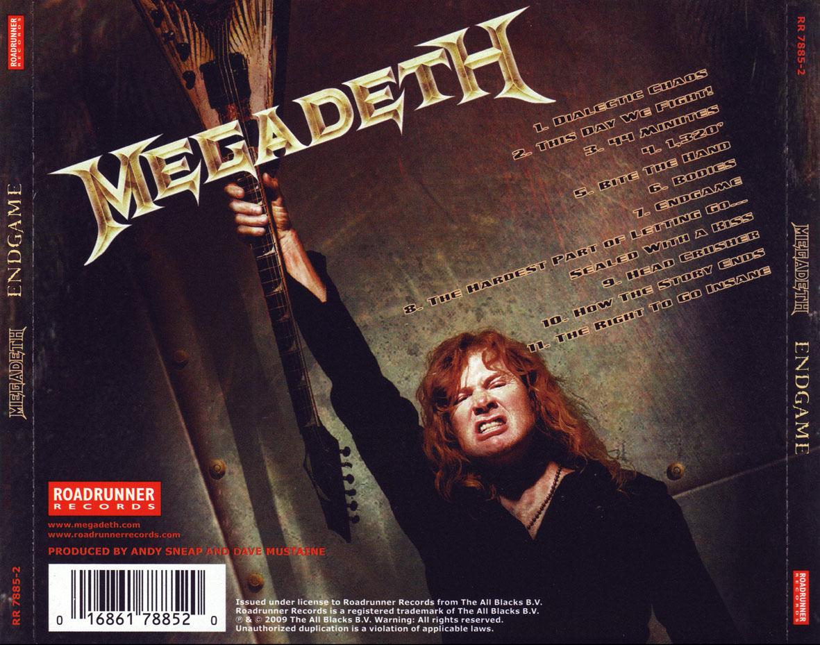 Classic Rock Covers Database: Megadeth - Endgame (2009)