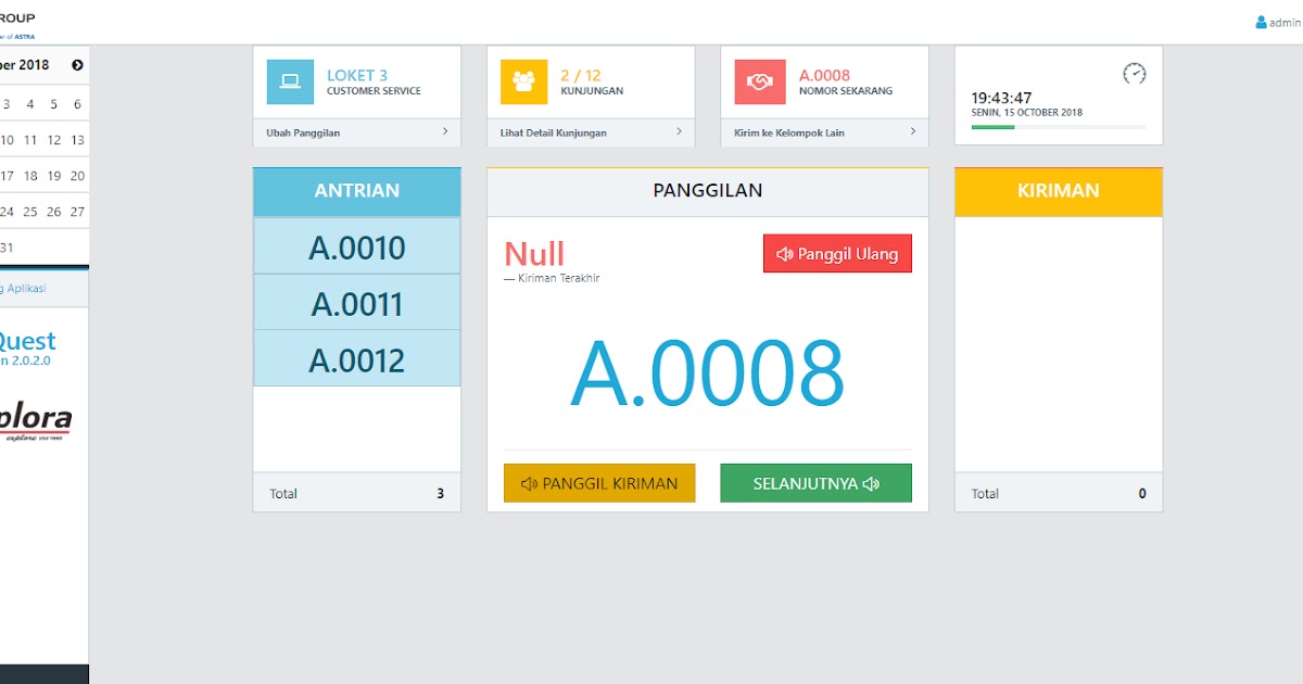 [LENGKAP] Sistem Antrian dengan menggunakan alat sederhana