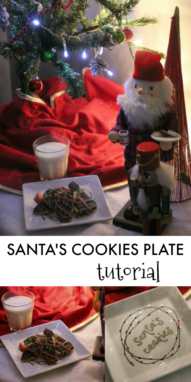 Cookies for Santa Plate Tutorial | To & Fro