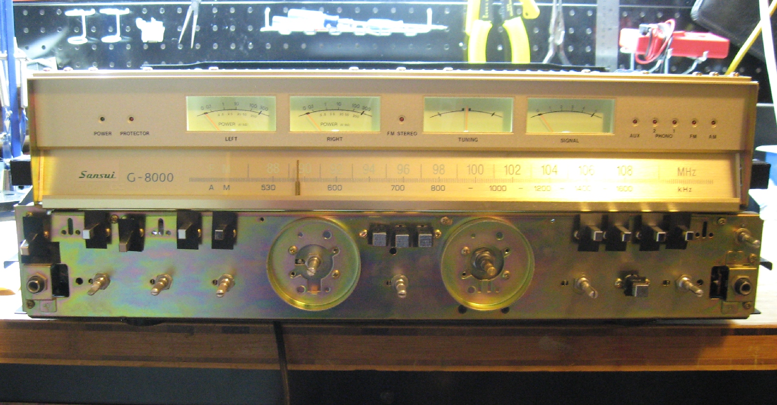 Matt's Vintage Audio Repair: Second Sansui G-8000 recap!