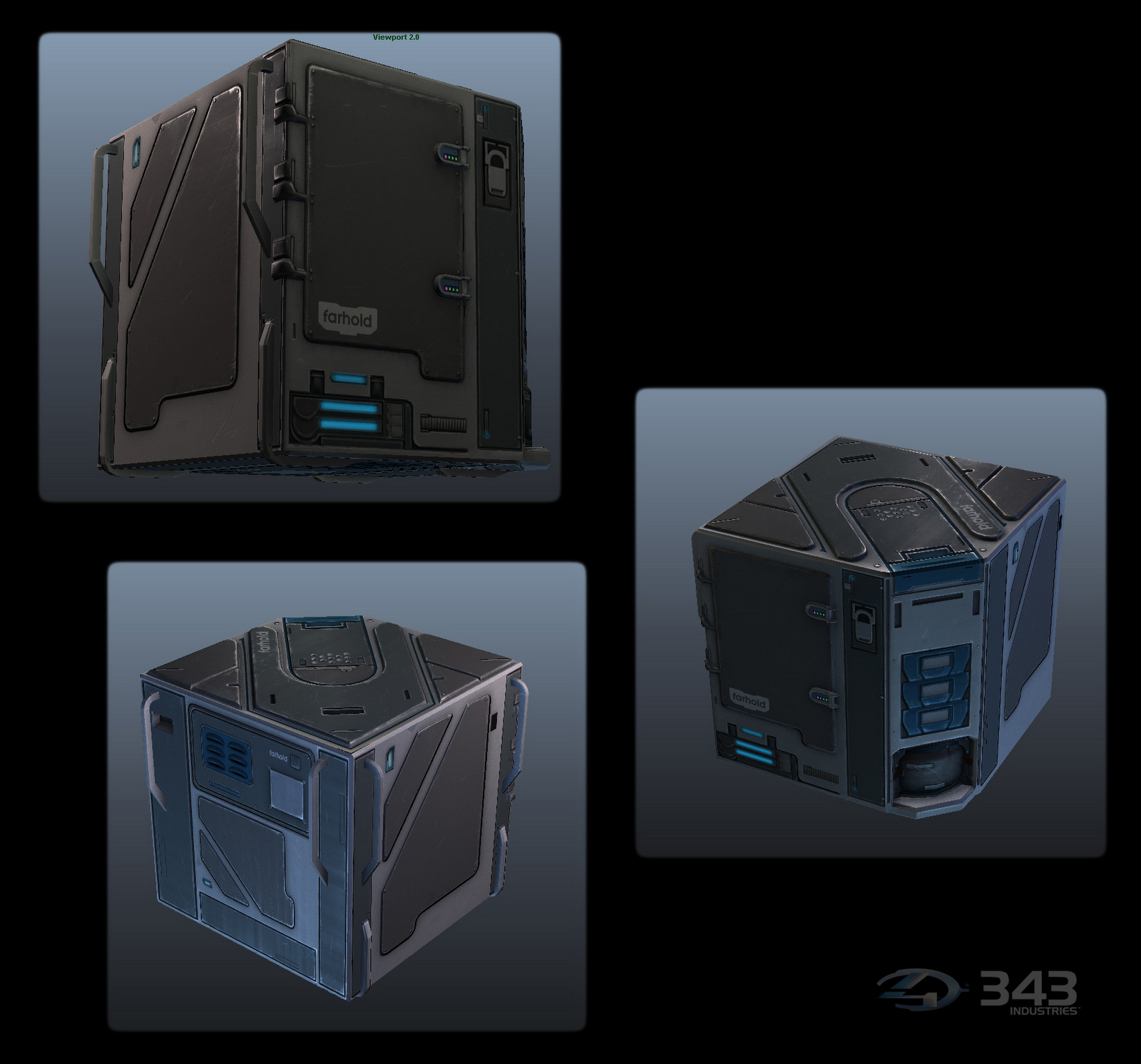 FR33D: Halo 4 Renders - Hard Surface Props