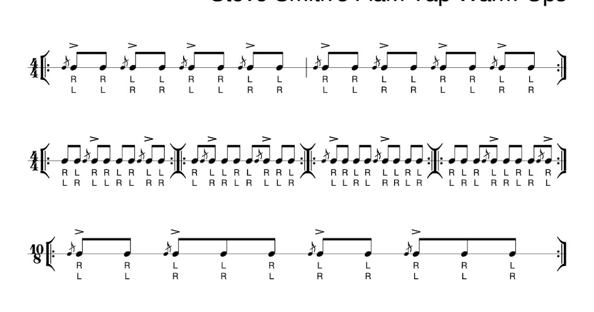 That Drum Blog: Steve Smith Flam Exercises