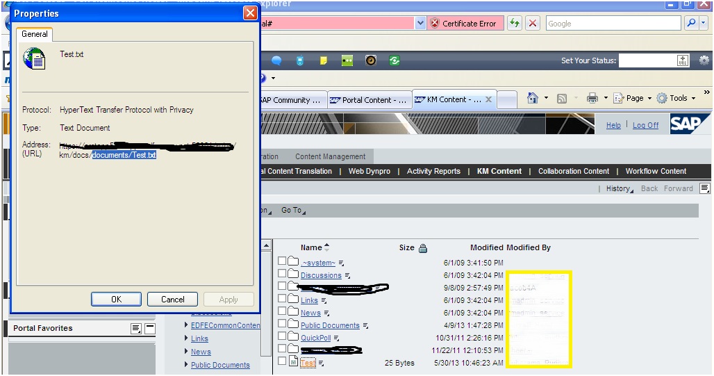 SAP Blogs: Create a KM Document Iview in SAP Entreprise Portal