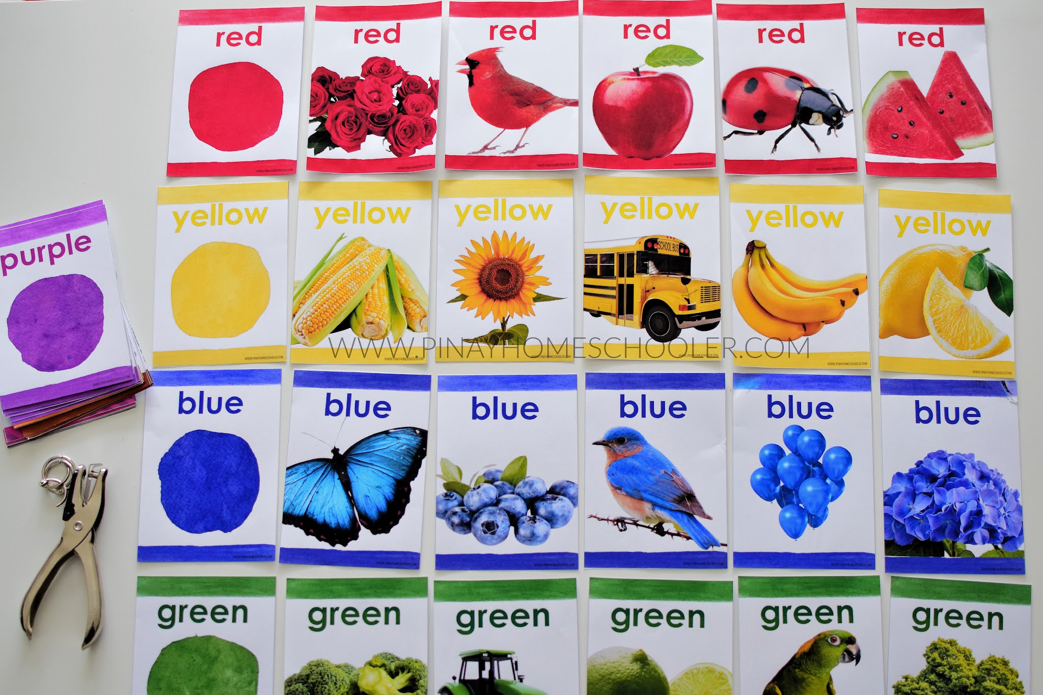 Montessori Inspired Color Printable Materials | The Pinay Homeschooler