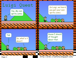 Luigi Quest; A Sprite Comic Starring Luigi