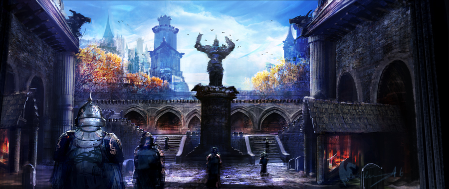 Dave's Illustration and Design Works: Scenery Illustration and Concept Art