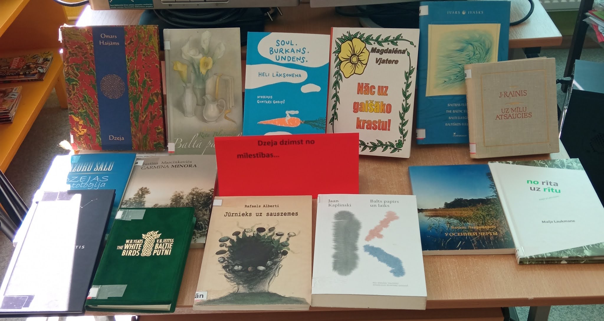 EZERNIEKU PAGASTA BIBLIOTĒKA: Dzeja dzimst no mīlestības…