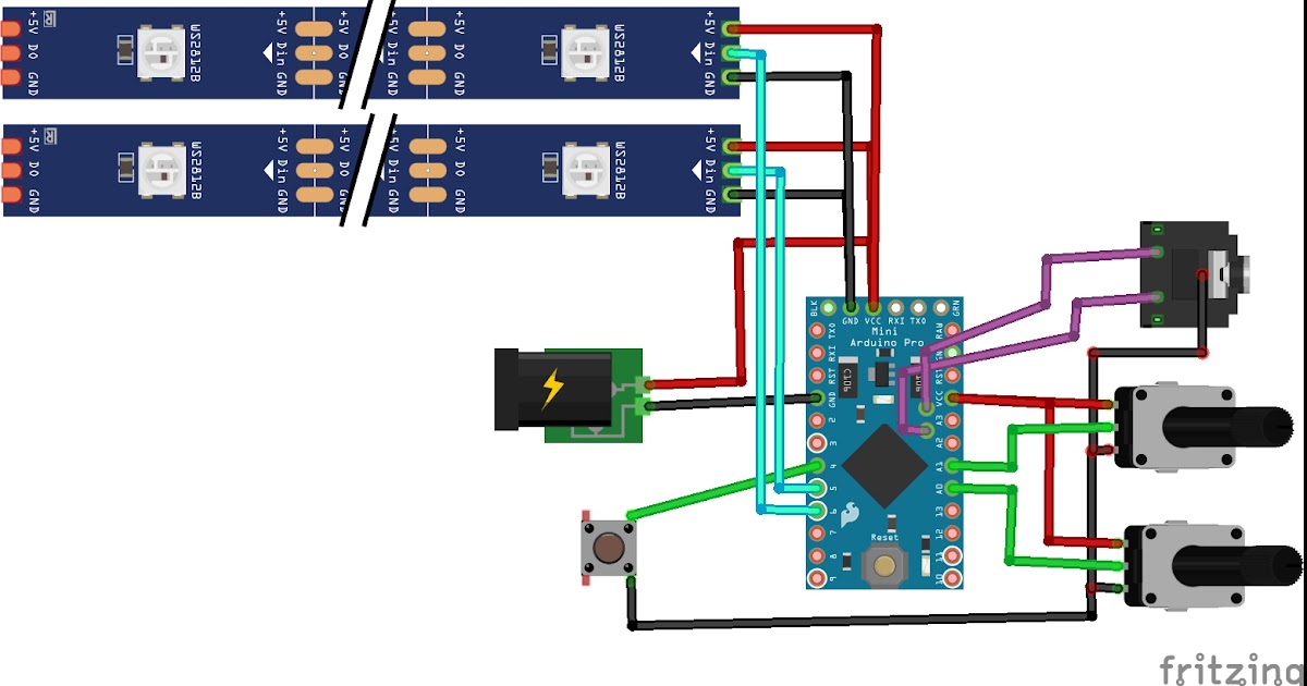 EDISON SCIENCE CORNER: Neopixel rainbow VU meter
