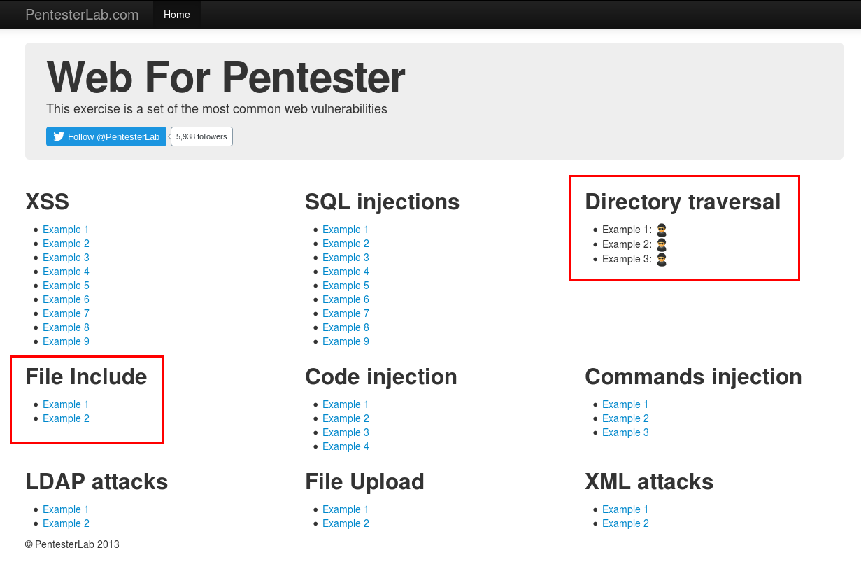 Solutions For Web For Pentester 1 Path Traversal Vulnerability (LFI, RFI)