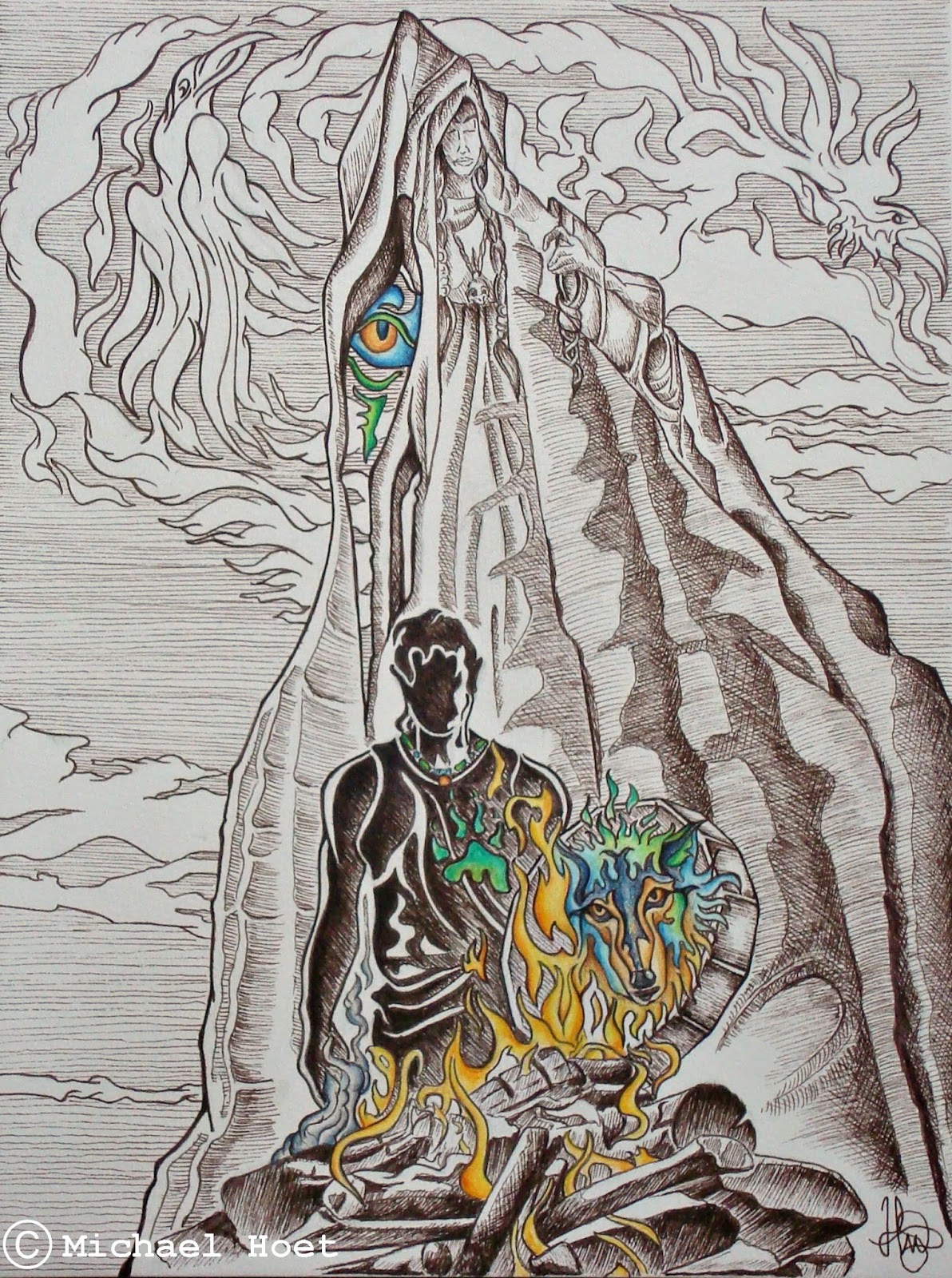 ART-VISIONS - MICHAEL & BARBEL HOET - VISUAL ARTISTS : Raven Wolf ...