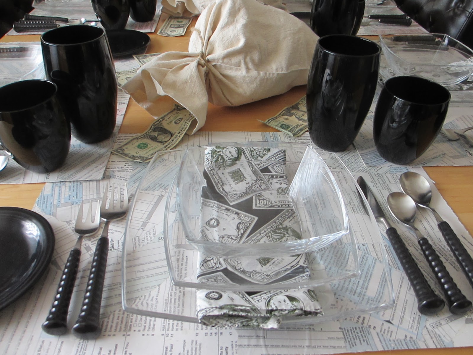 The Welcomed Guest: Tax Time Tablescape