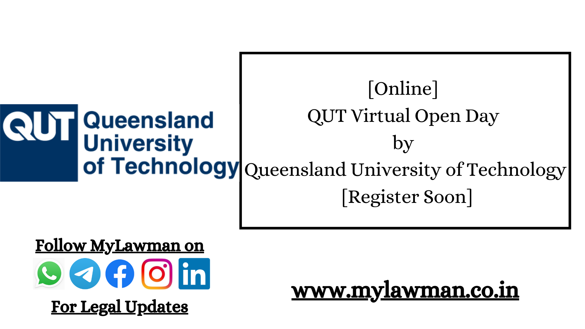[Online] QUT Virtual Open Day by Queensland University of Technology ...