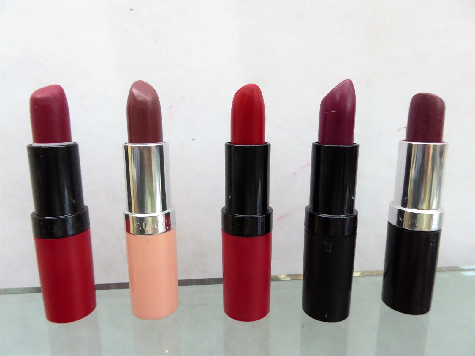 MY TOP 5 RIMMEL LIPSTICKS - June Girl