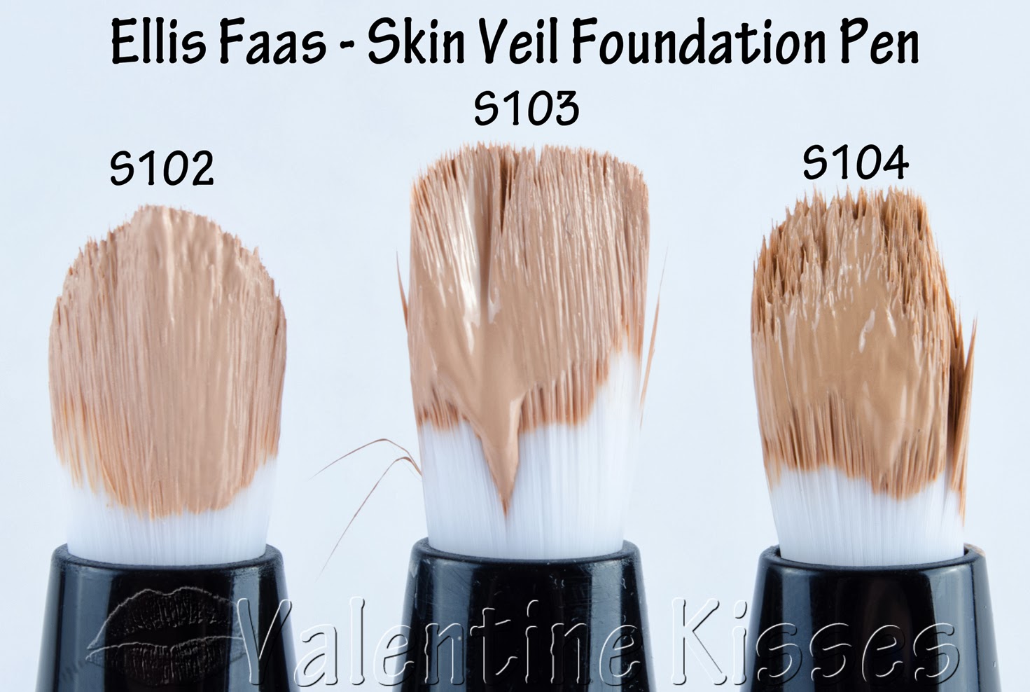 Valentine Kisses: Ellis Faas Skin Veil Foundation Pen - 3 shades: S102 ...