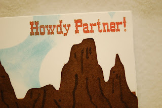 Amanda's Crafts and More: Howdy Partner