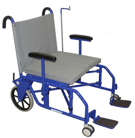 In hospitals and other medical facilities, portering chairs are used to ...