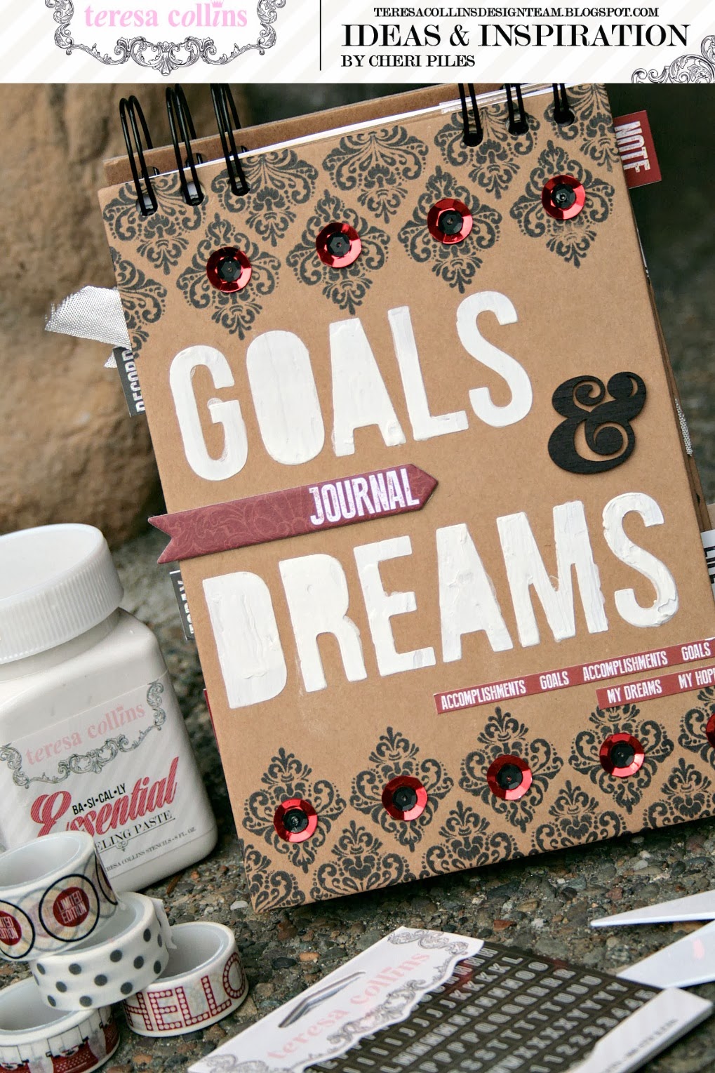 TERESA COLLINS DESIGN TEAM: Monthly Journal Album Book by Cheri Piles ...