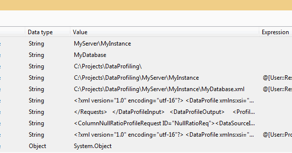 Sql Server Techniques Ssis Data Profiling Of Multiple Data Sets In