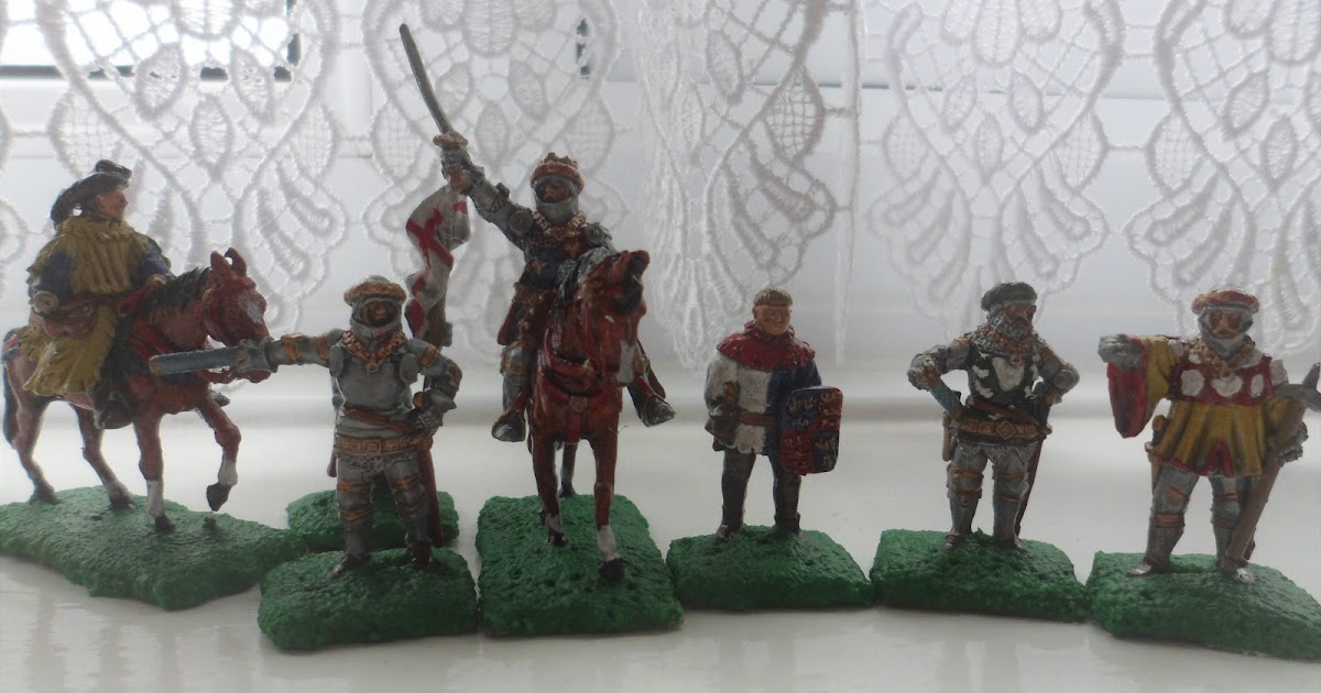 My wargames: 25/28mm Lions Rampant Command group