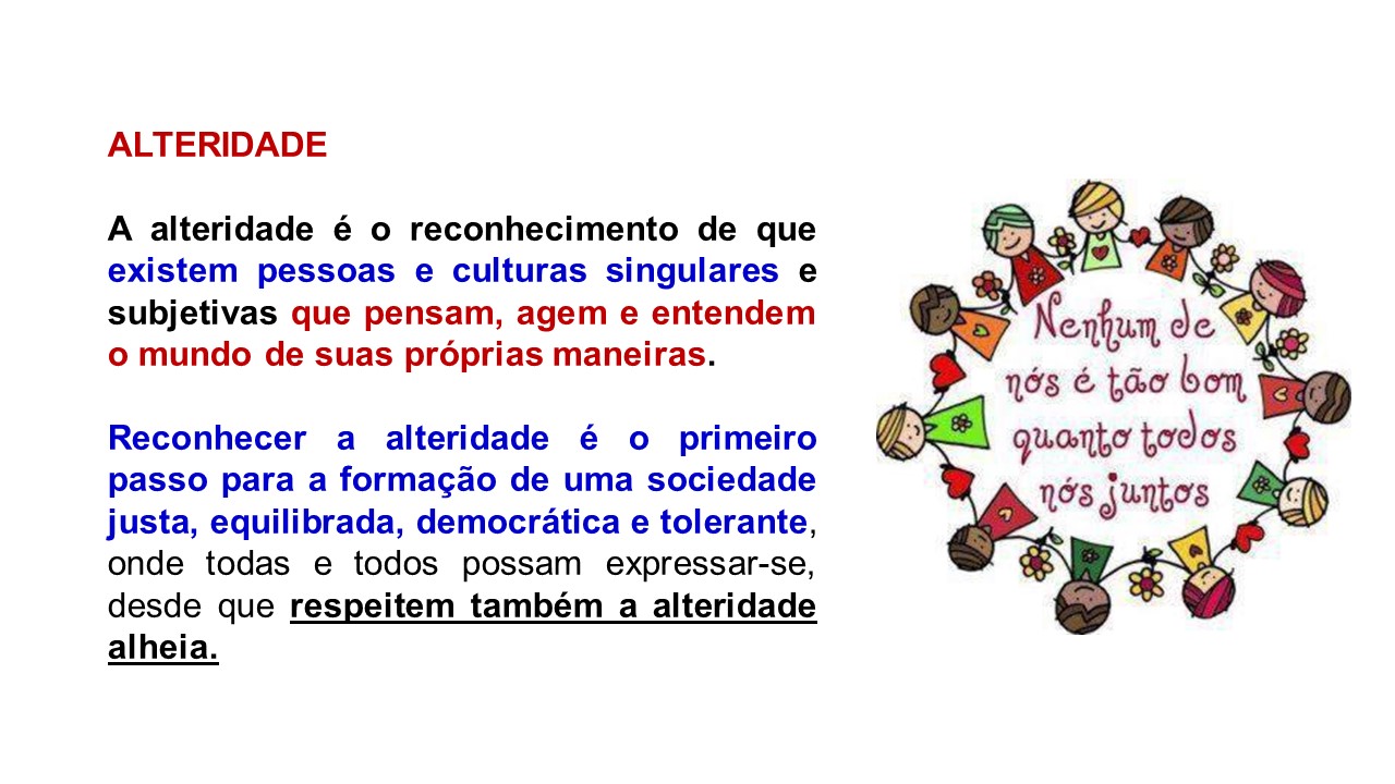 cejesusconsolador.blogspot.com: ALTERIDADE: CONVIVER COM AS DIFERENÇAS ...