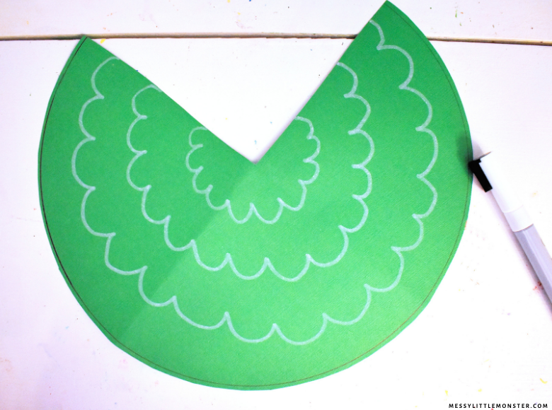 Paper Cone Christmas Tree Craft - Messy Little Monster