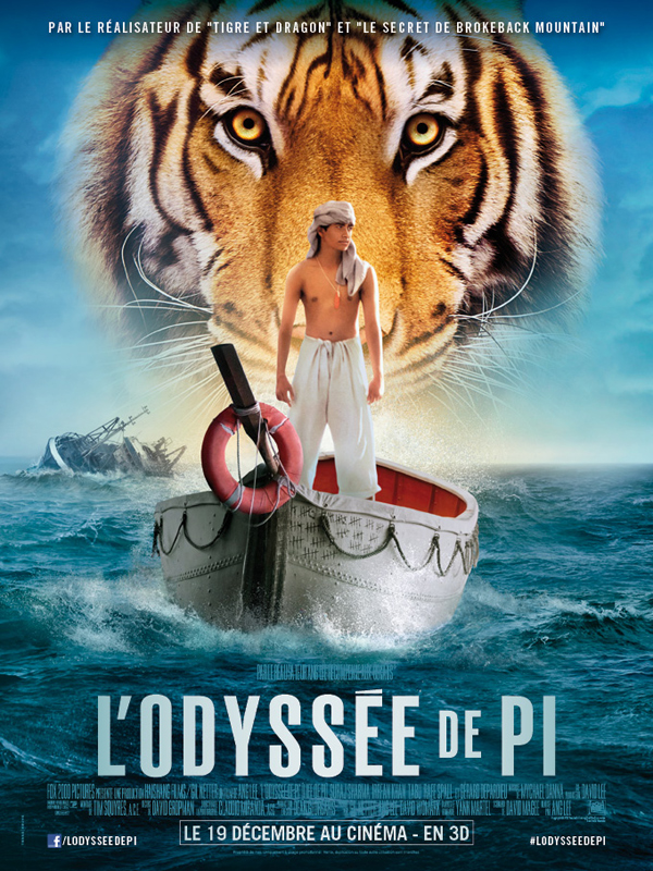 Educinéma: L'Odyssée de Pi [Life of Pi - 2012 - 127 min.]