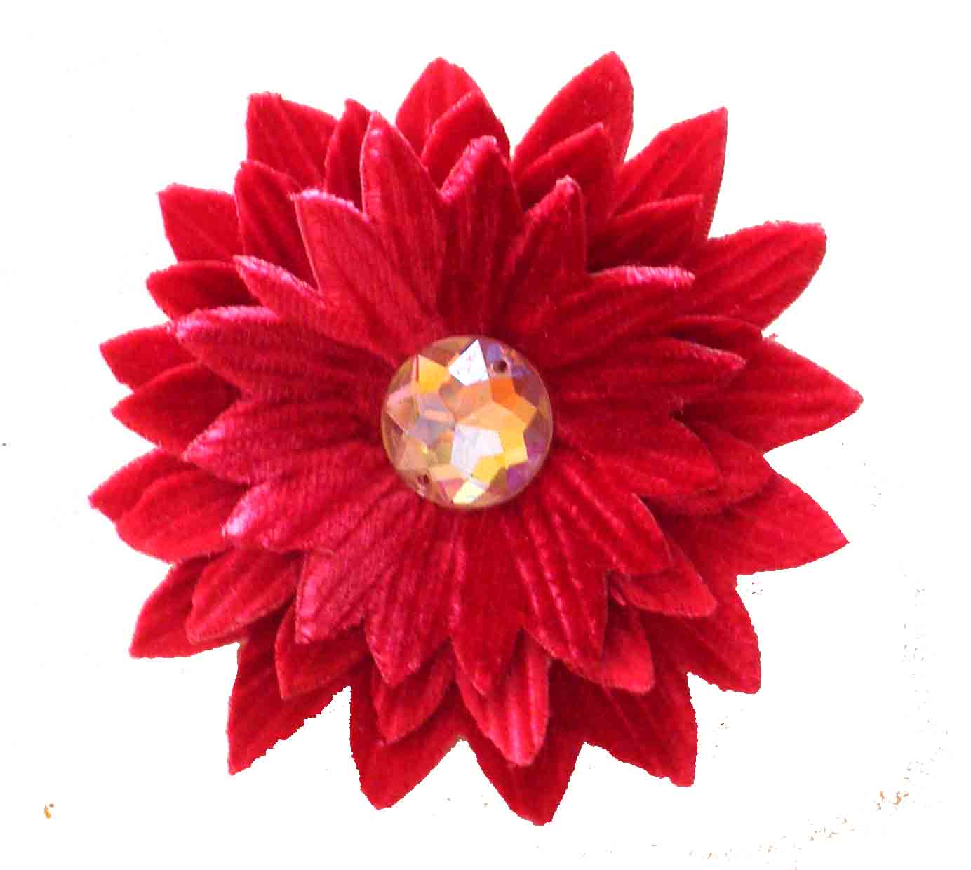 Jahit Jahitan: Kerongsang bunga dari fabrik Baldu - Patern ke 4