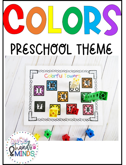 Colors Preschool Pack | Busy Hands and Minds