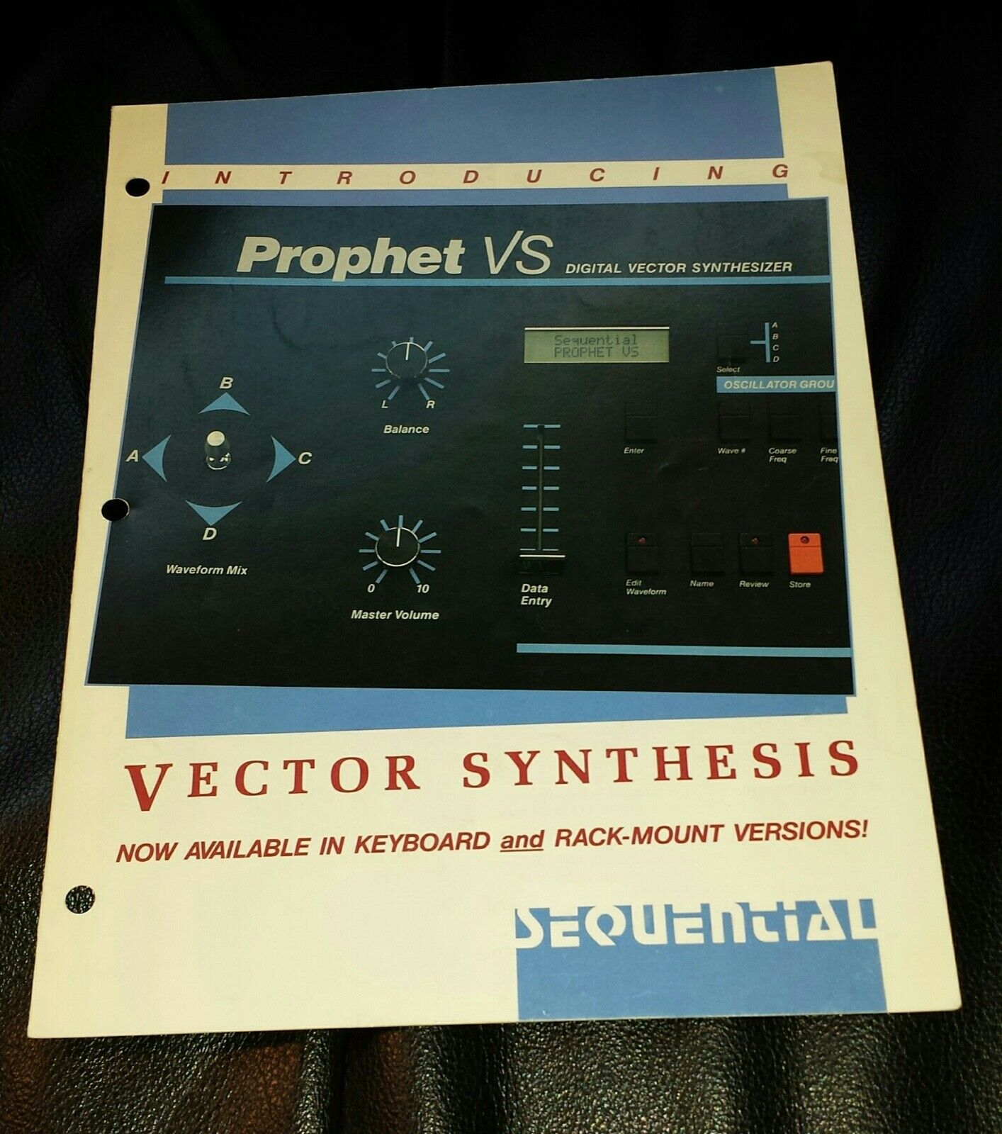 MATRIXSYNTH: Prophet VS Brochure