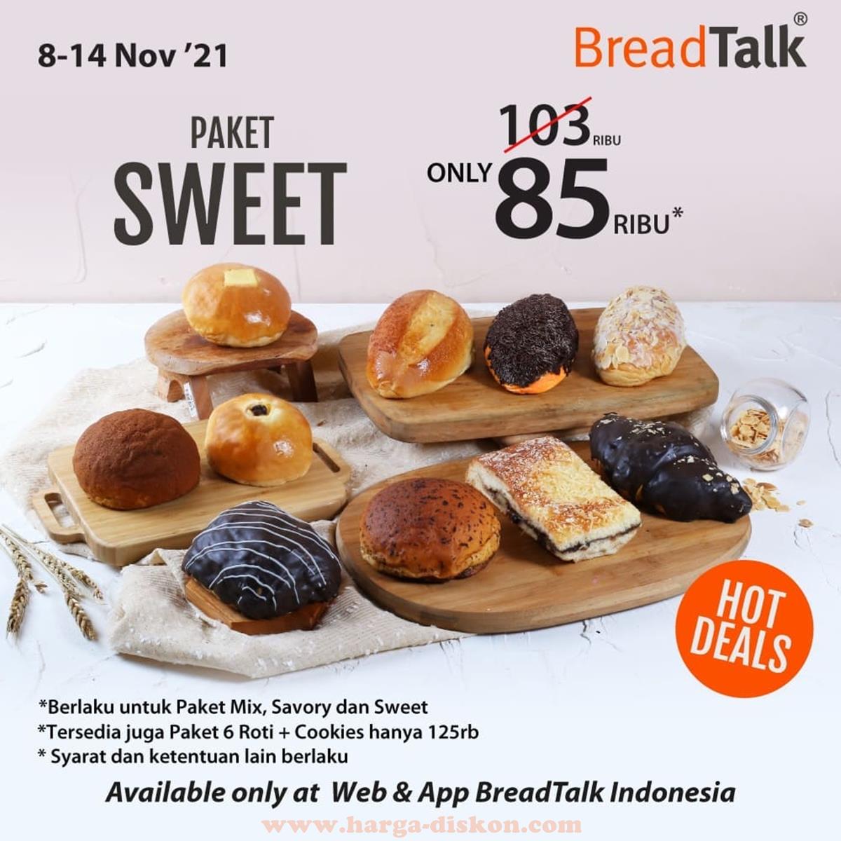 Promo BREADTALK Paket Roti Rp85.000 Periode 8 - 14 November 2021 ...