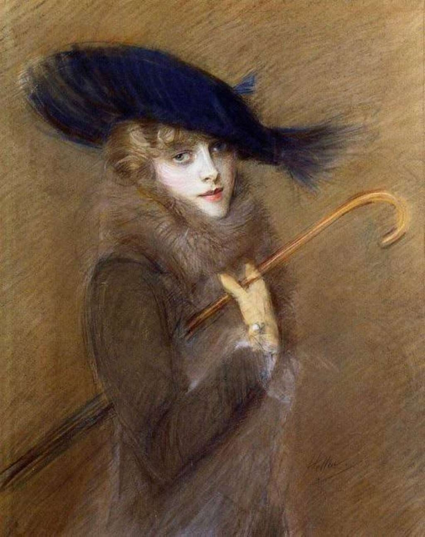 Paul César HELLEU (1859-1927) ~ Pastel Portraits | Catherine La Rose ...