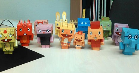 Happy Tree Friends Paper Toys | Paperized Crafts