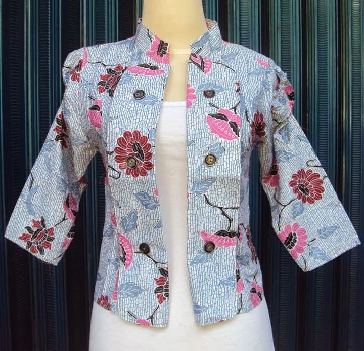 BOLERO & BLAZER BATIK MODERN: BLAZER BATIK MODERN CODE ASOKA