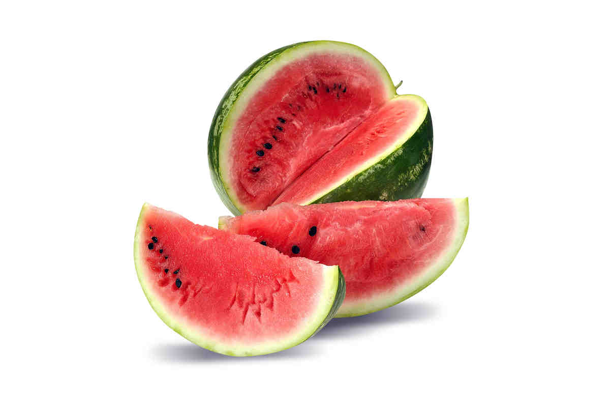 arbuzowy shake z mlekiem ryżowym