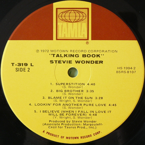 STEVIE WONDER – TALKING BOOK ALBUM REVIEW #20 – Ultimate High-Fidelity
