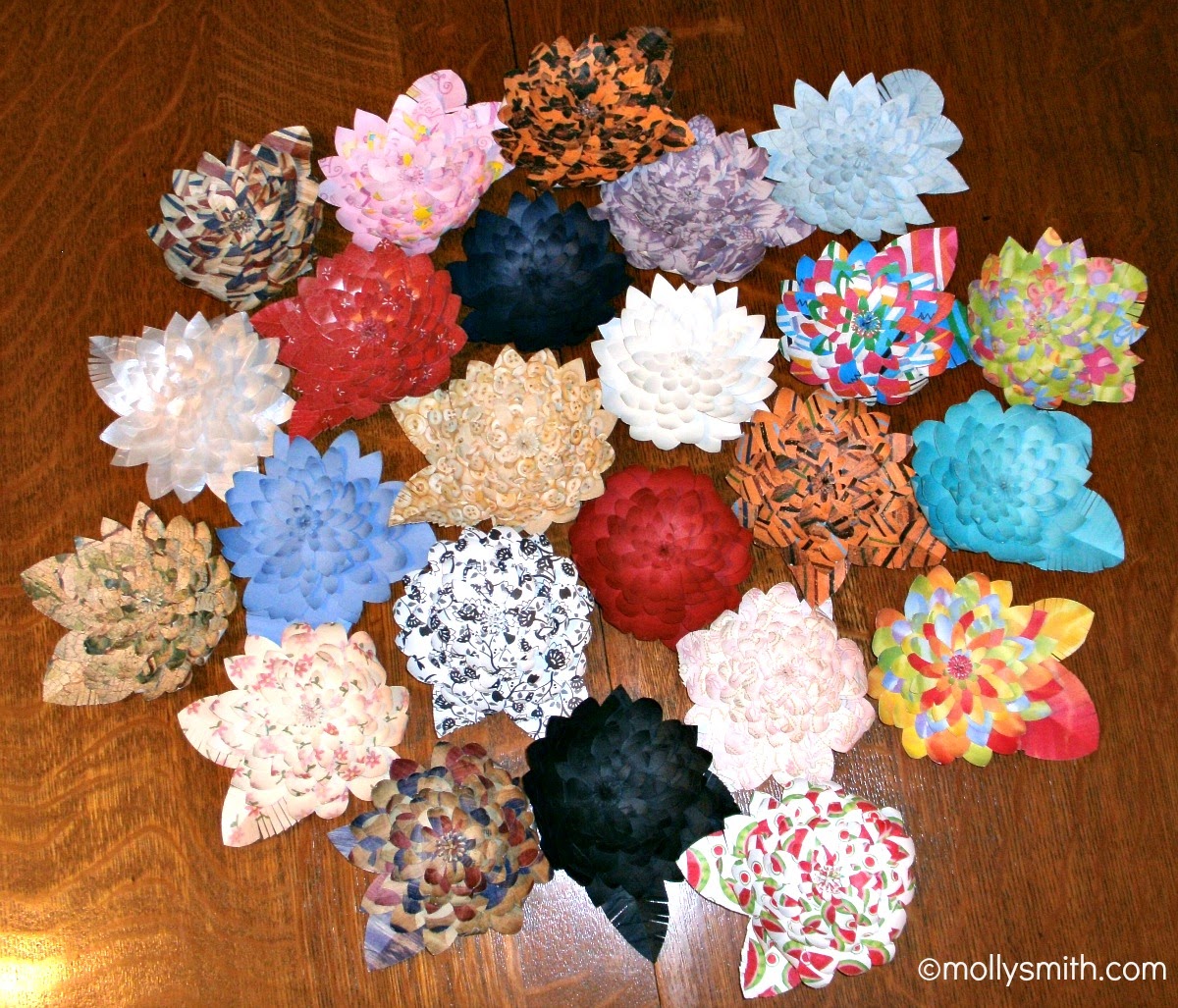 Molly Smith Handmade Layered Paper Flowers molly-smith-handmade-layered-paper-flowers