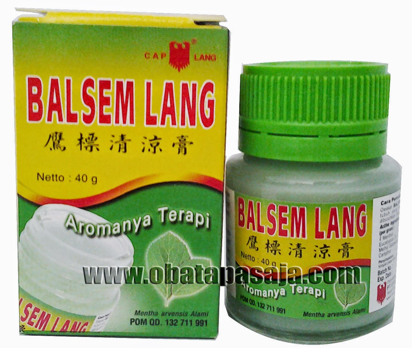 Harga dan Komposisi Balsem Cap Lang - JadiKuat