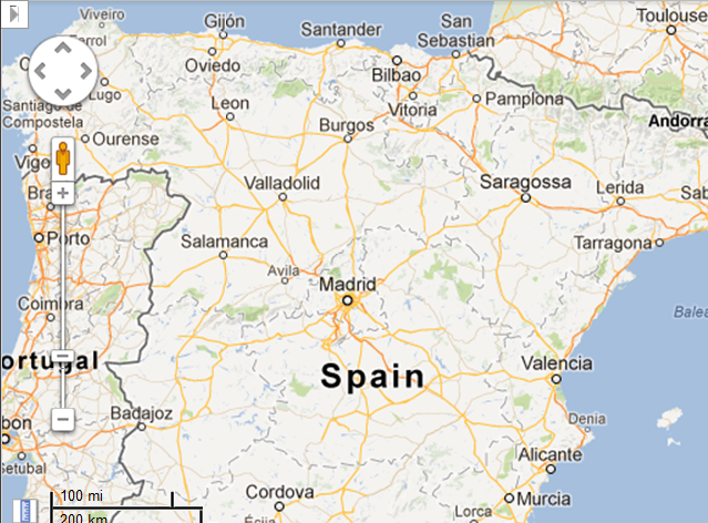 Diario de navegación: España es Espanya según Google Maps
