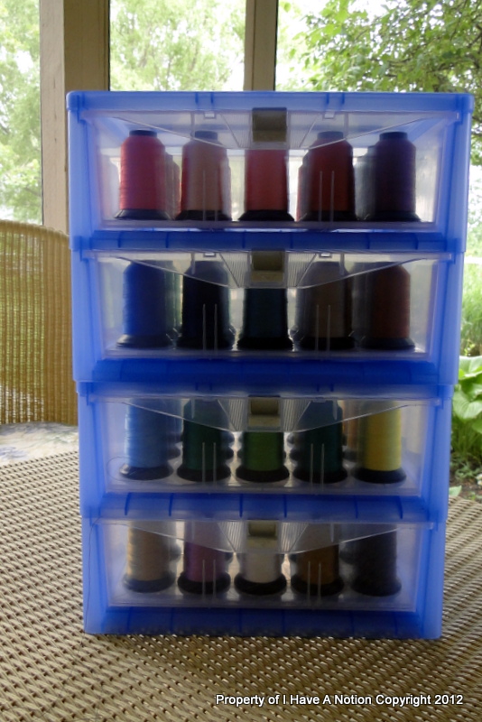 I Have A Notion: The New Floriani Thread Storage Boxes Arrived Last Night
