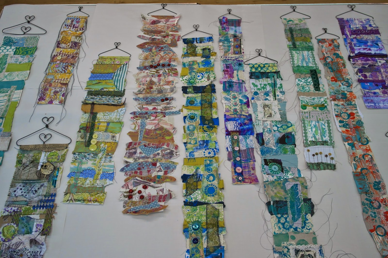 H-anne-Made: Print Collage Stitch with Creative Threads in Garstang