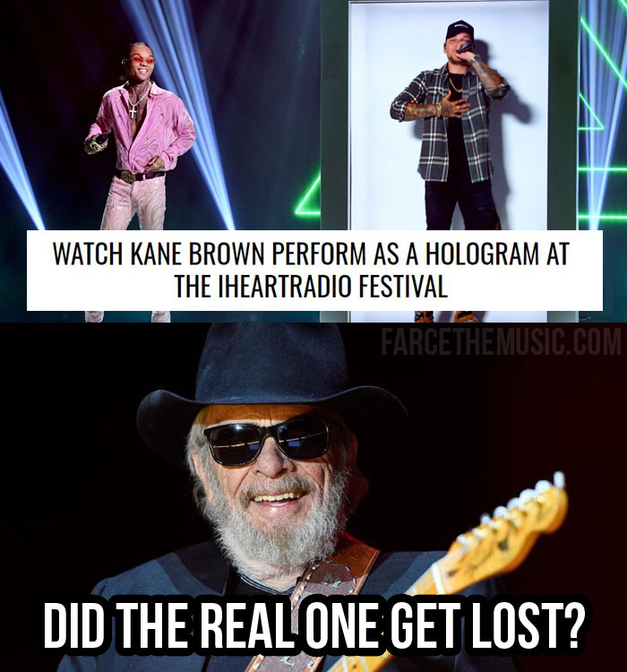 Farce the Music: More More Tuesday Memes: Kane Brown, Dan + Shay, Merle ...