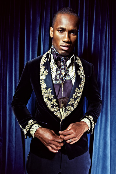CAMPUS SWAGS: DIDIER DROGBA ADDS MODELLING TALENT TO HIS FOOTBALLING CAREER