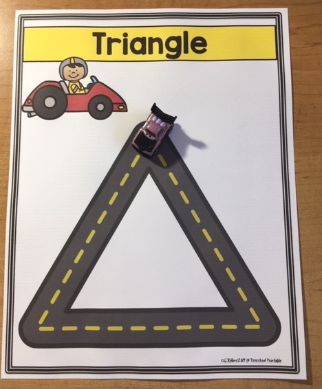 Road Shape Mats and More ~ Preschool Printables