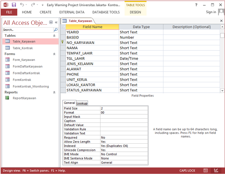 Komputer Administrasi: Materi 4 - Mengenal Microsoft Access
