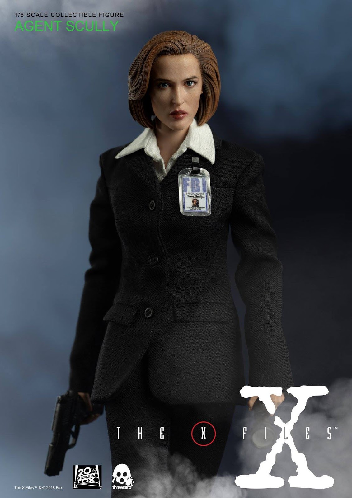 toyhaven: ThreeZero The X-Files 1/6th scale Gillian Anderson as Agent ...