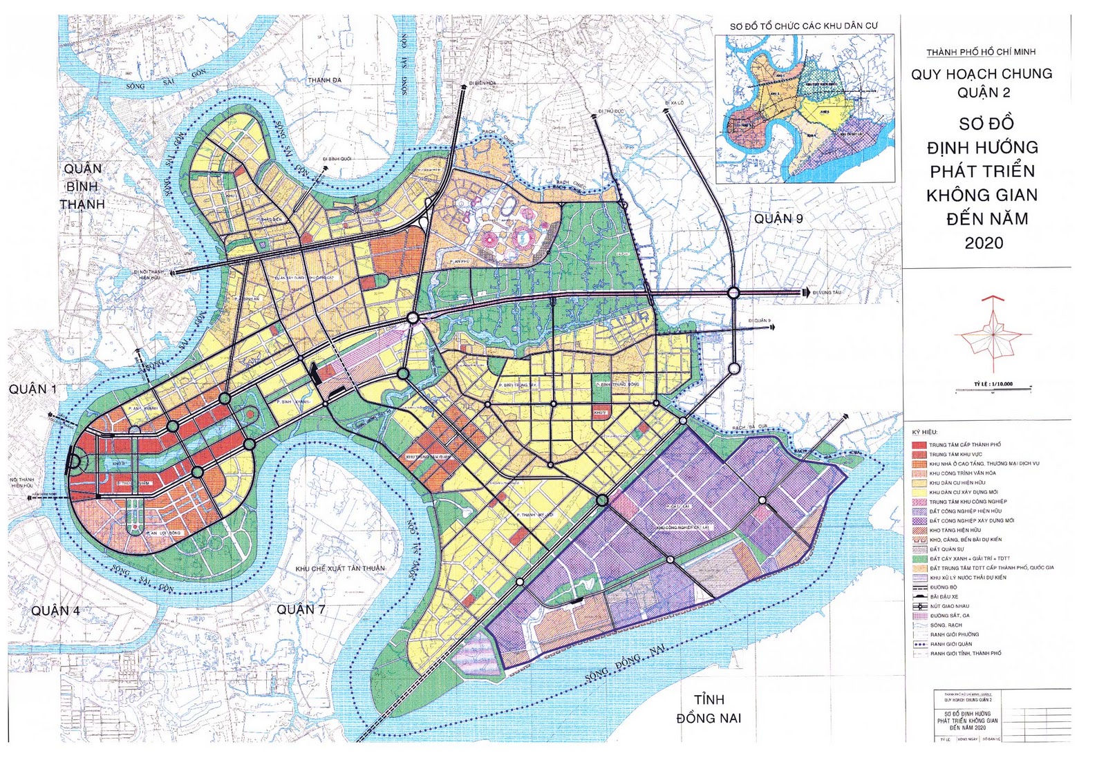 ban do quy hoach: Bản đồ quy hoạch quận 2