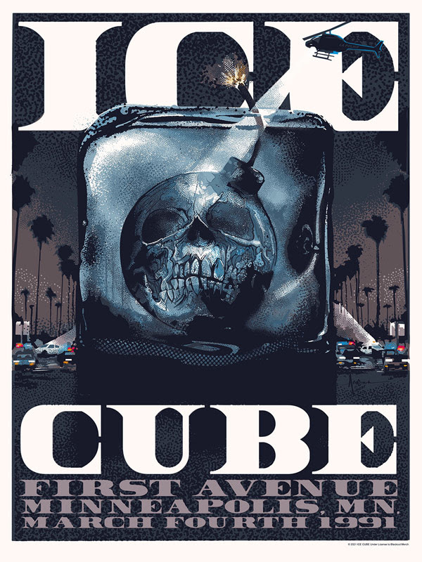INSIDE THE ROCK POSTER FRAME BLOG: Mexifunk Ice Cube Minneapolis 1991 ...