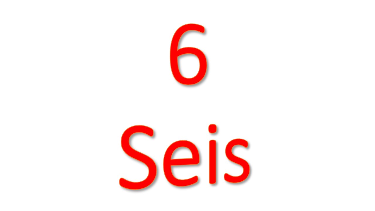 Biblioteca Virtual Lengua De Señas Colombianas: 6 SEIS Seis seis